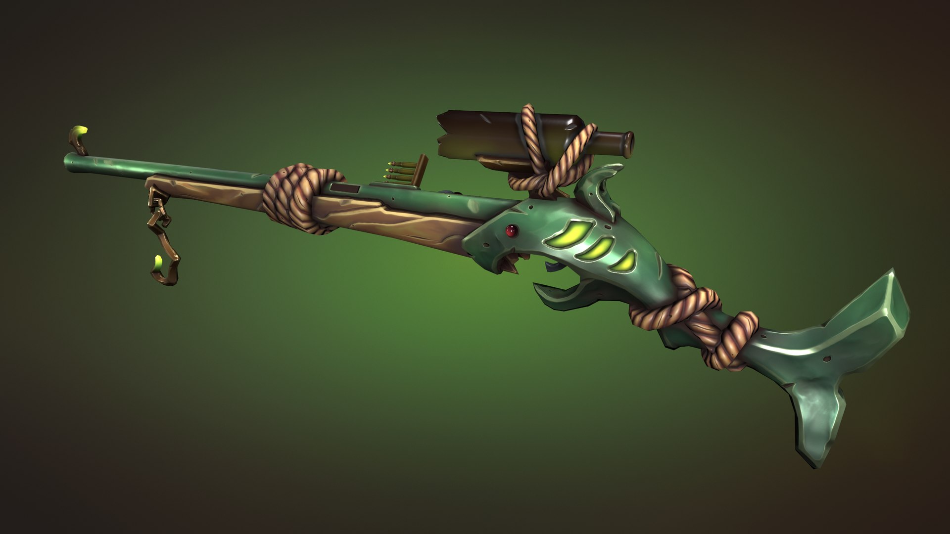 Shark Rifle 3D Model - TurboSquid 2144571