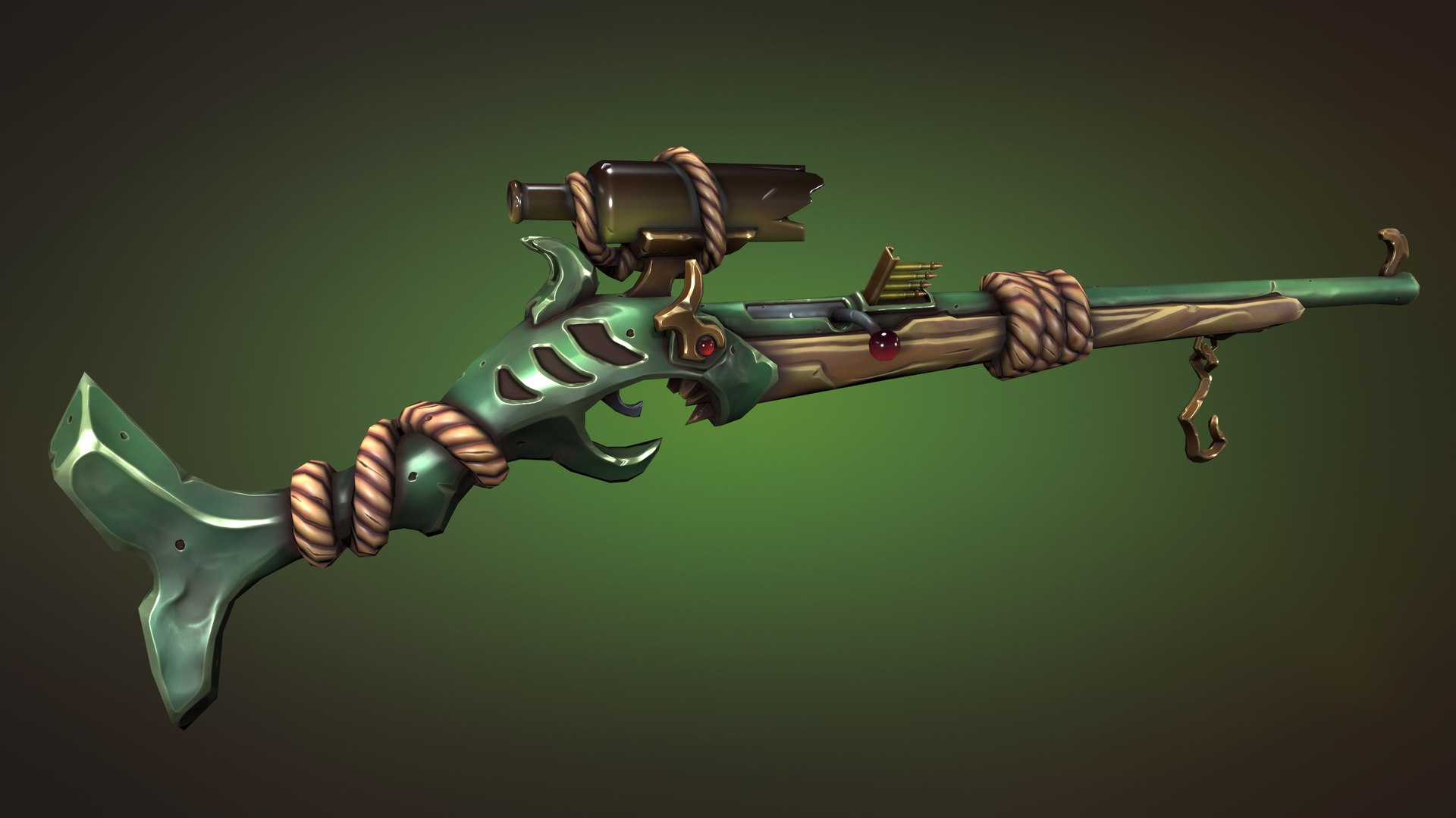 Shark Rifle 3D Model - TurboSquid 2144571