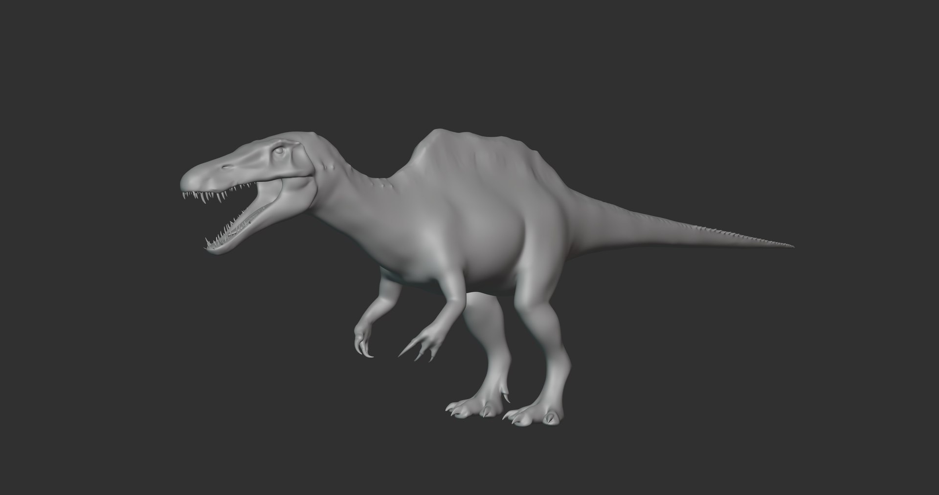 modelo 3d Sigilmassasaurus Basemesh Low Poly - TurboSquid 1995188