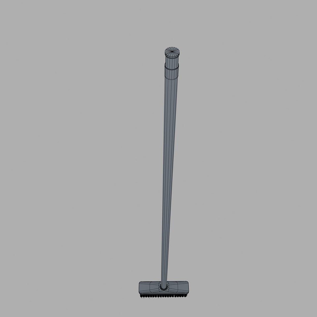 3d Model Broom Plastic