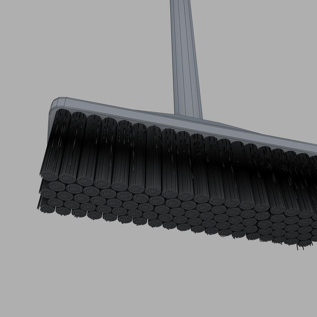 3d Model Broom Plastic