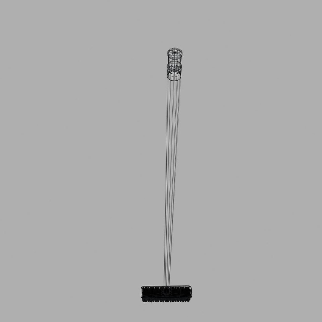 3d Model Broom Plastic