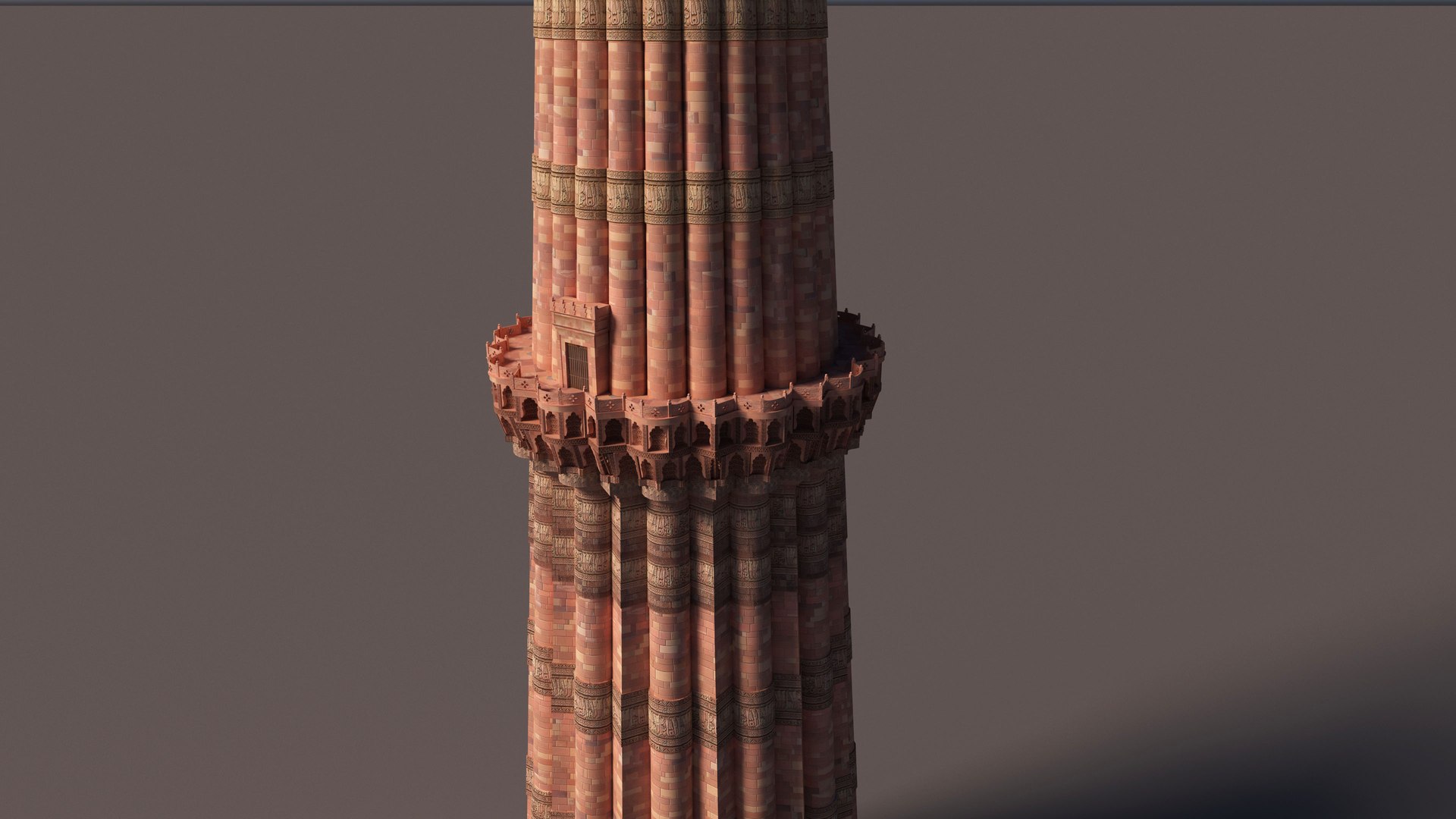 Qutub Minar Model - TurboSquid 2065708