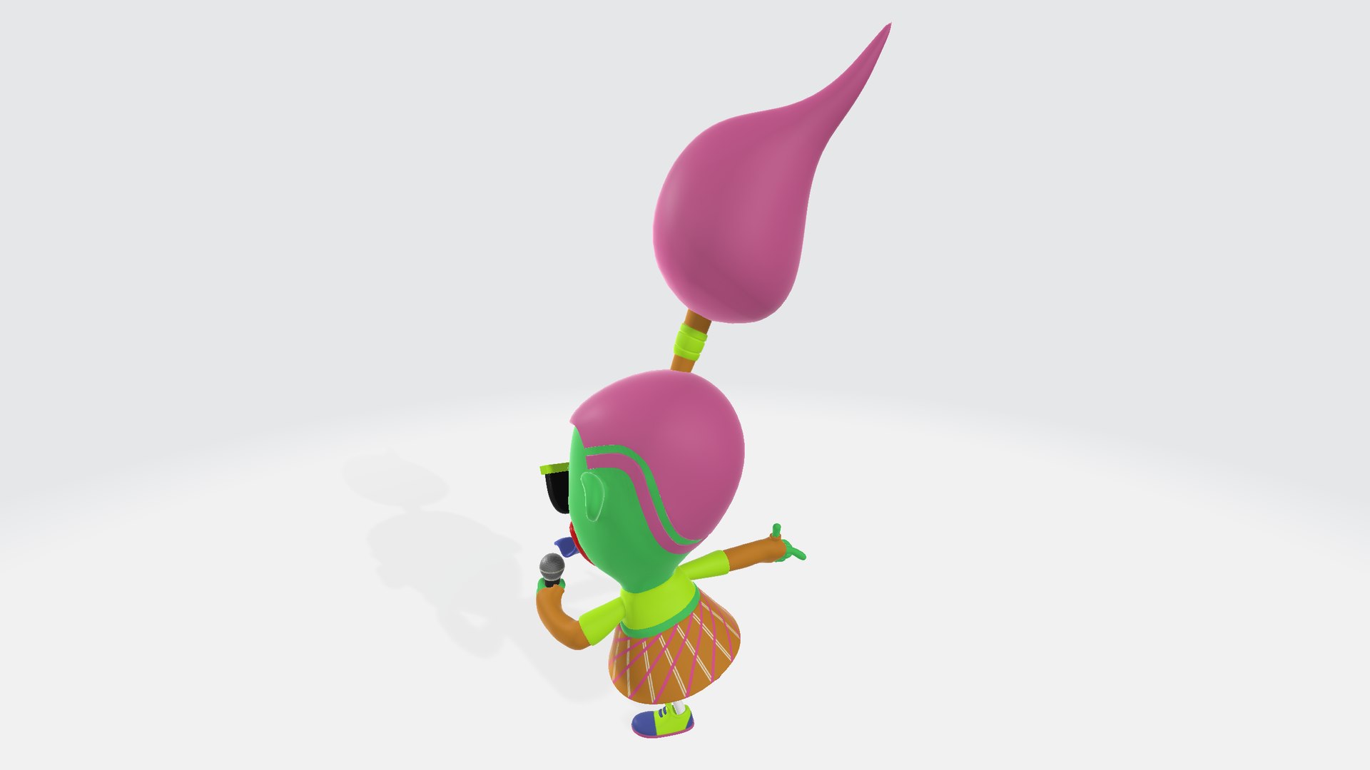 3D Model Singer Character - TurboSquid 2317195