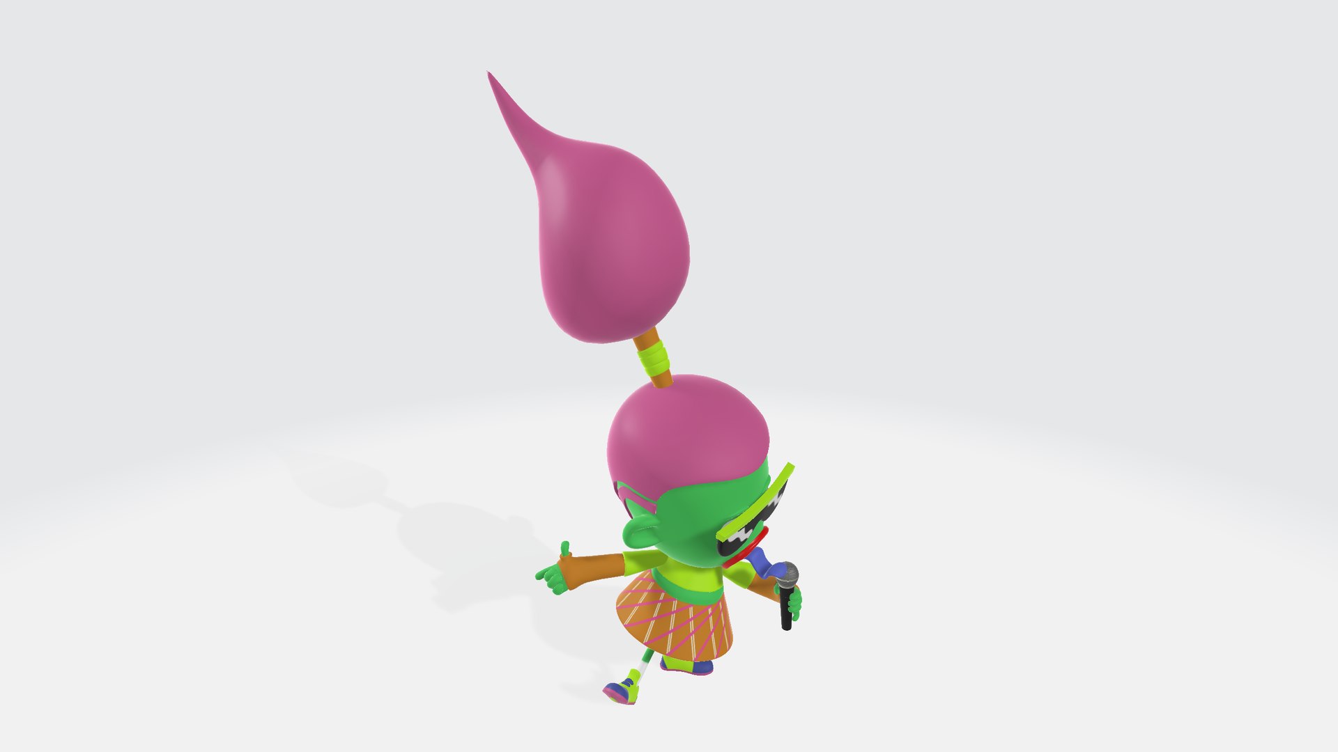 3D Model Singer Character - TurboSquid 2317195