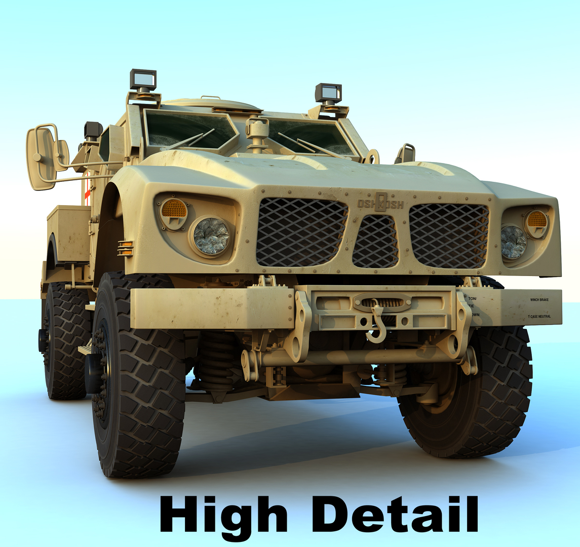 3d m-atv military vehicles