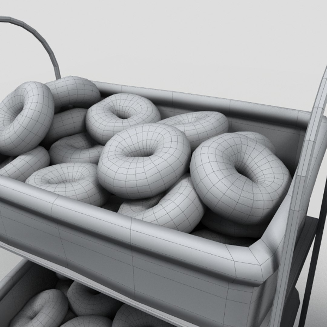 Bagel Displays 3d Model