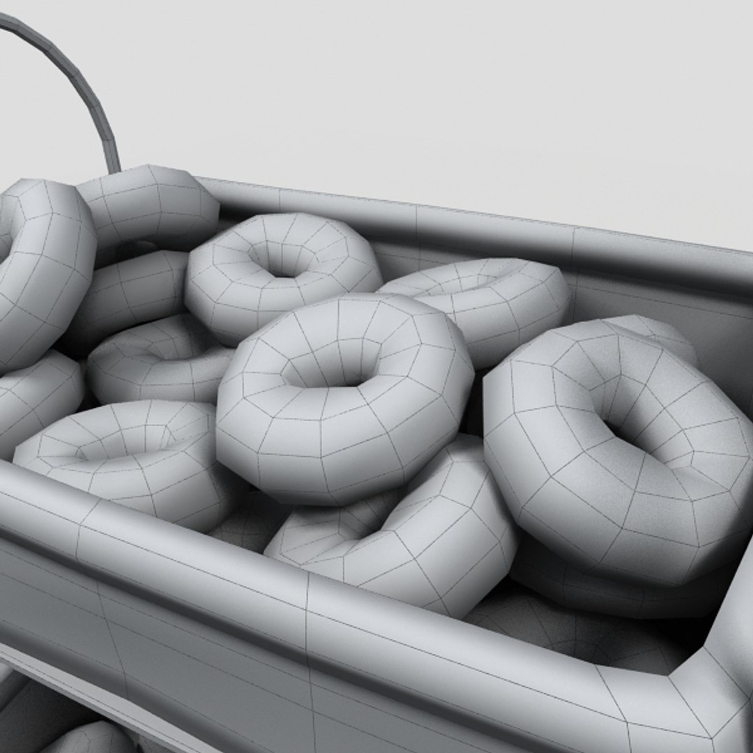 Bagel Displays 3d Model