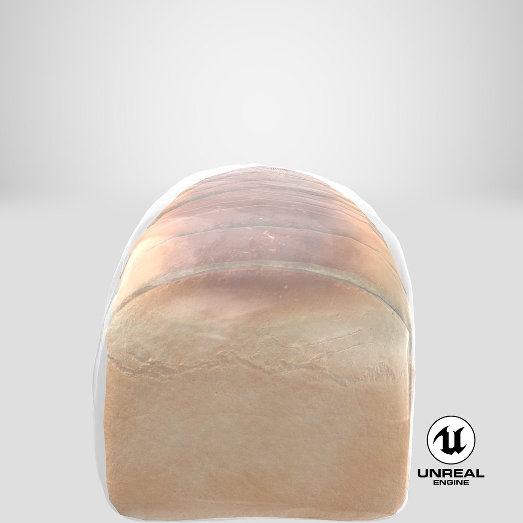 Sliced-bread- in-bag 3D model - TurboSquid 1262137