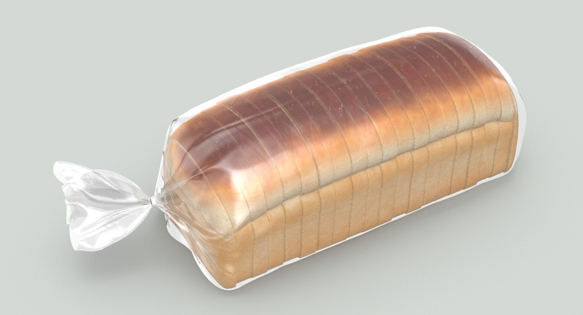 Sliced-bread- In-bag 3D Model - TurboSquid 1262137