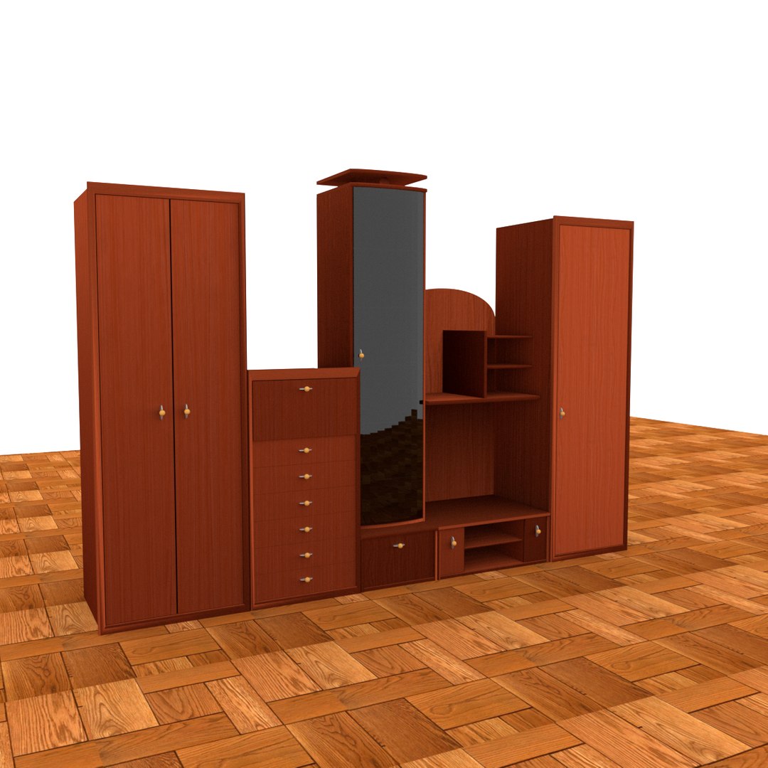 3D cupboard model - TurboSquid 1150902