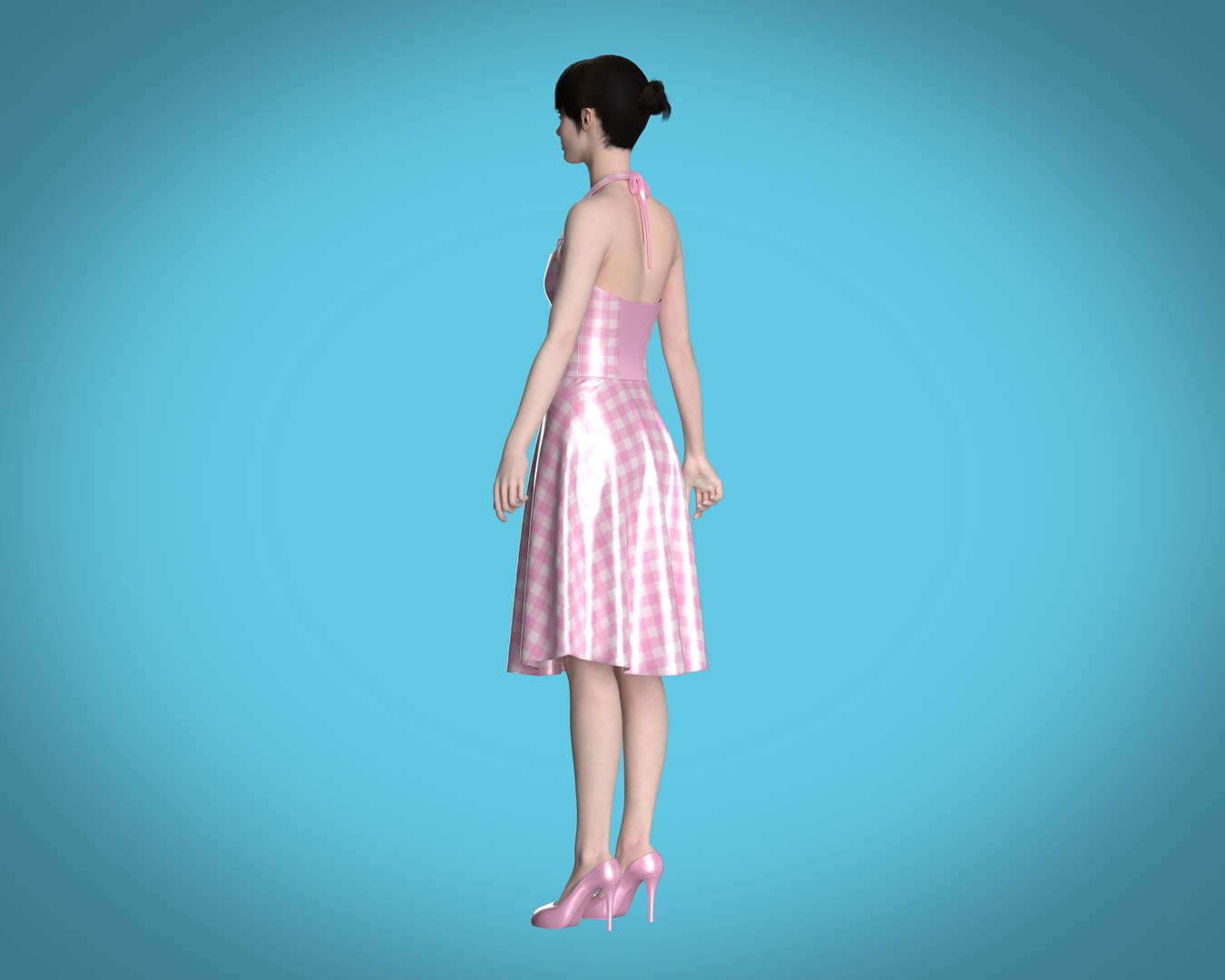 3D Barbie Dress V4 model - TurboSquid 2124098