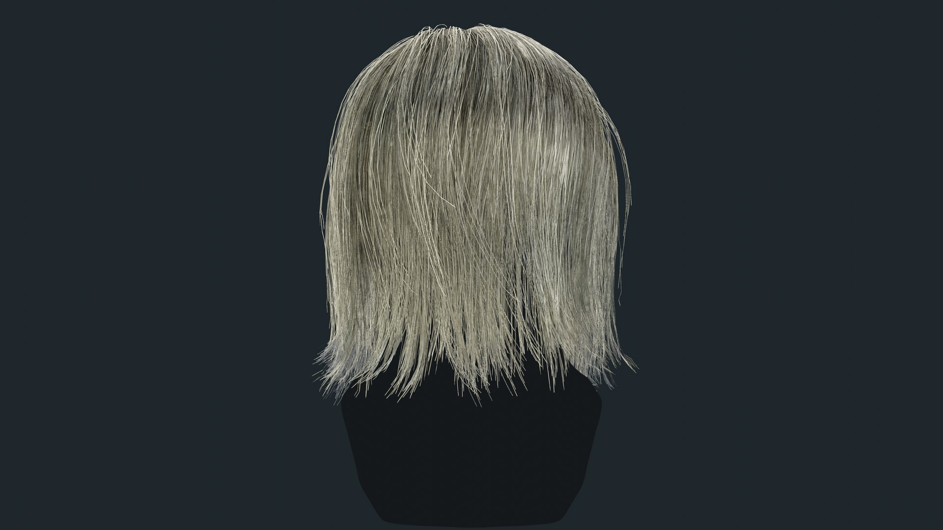 Man Hair Kit 1 Low Poly Model - TurboSquid 1888944