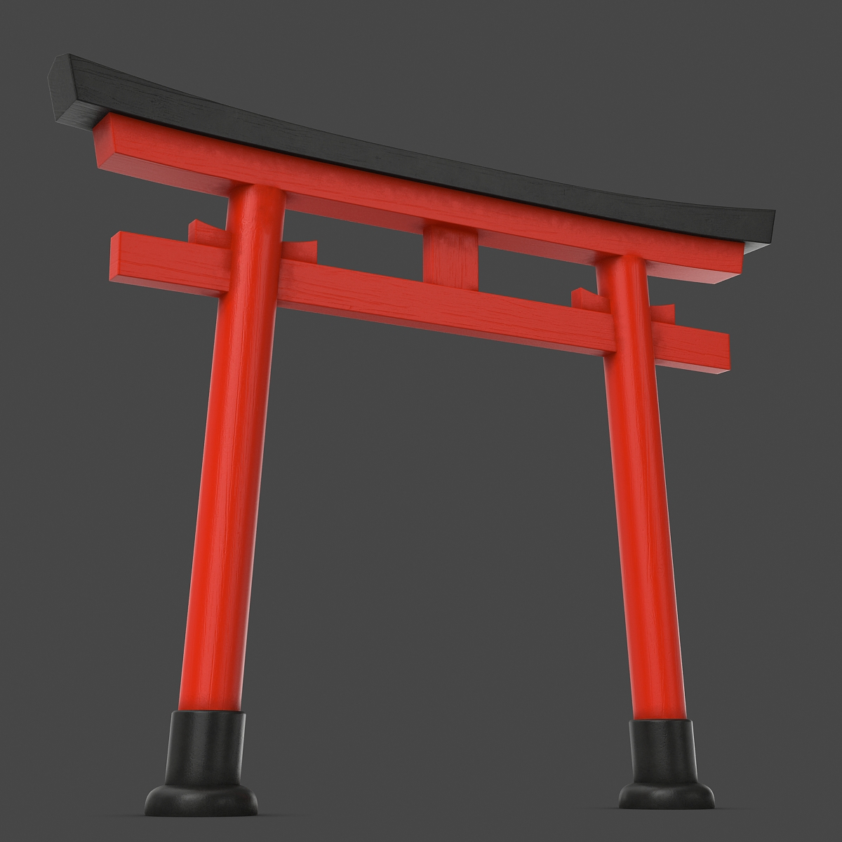 modelo 3d Puerta torii roja - TurboSquid 1271800