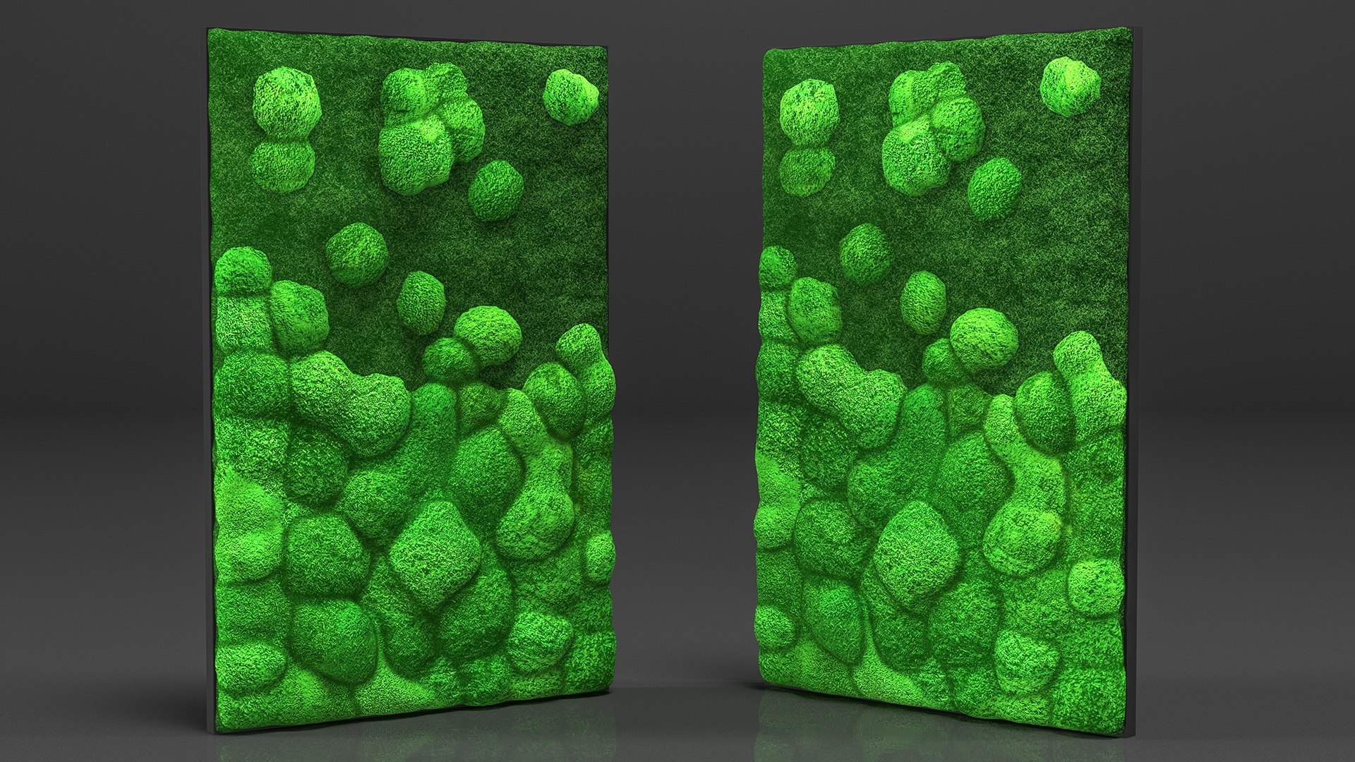 Evergreen Moss Vertical Garden 3D - TurboSquid 1654924