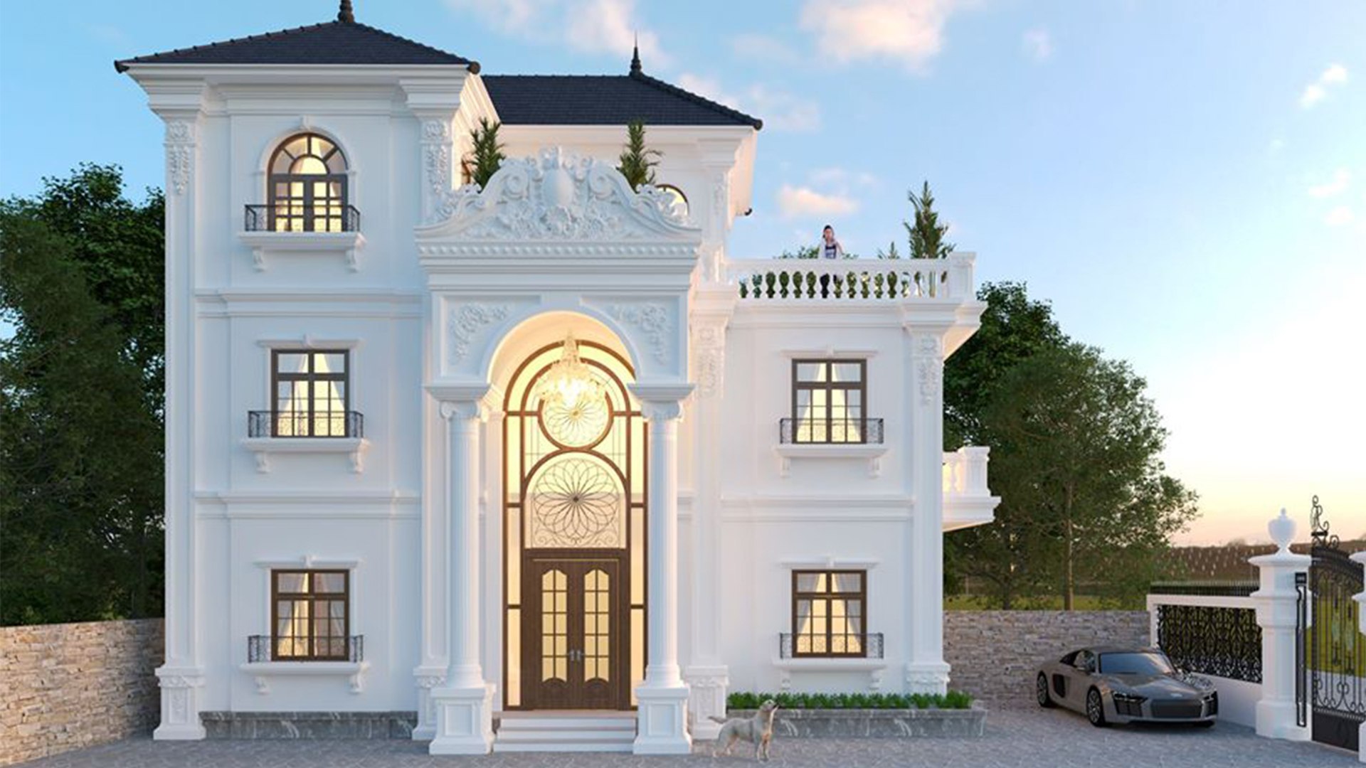 Villa-house 3D Model - TurboSquid 2021704