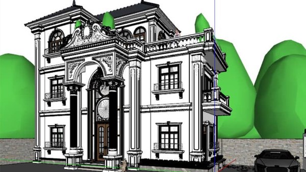Edificios Sketchup 3D Modelos para Descargar | TurboSquid