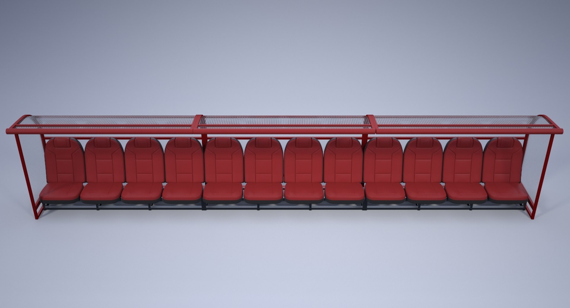 Bench Reserve Players 3D Model - TurboSquid 1365129