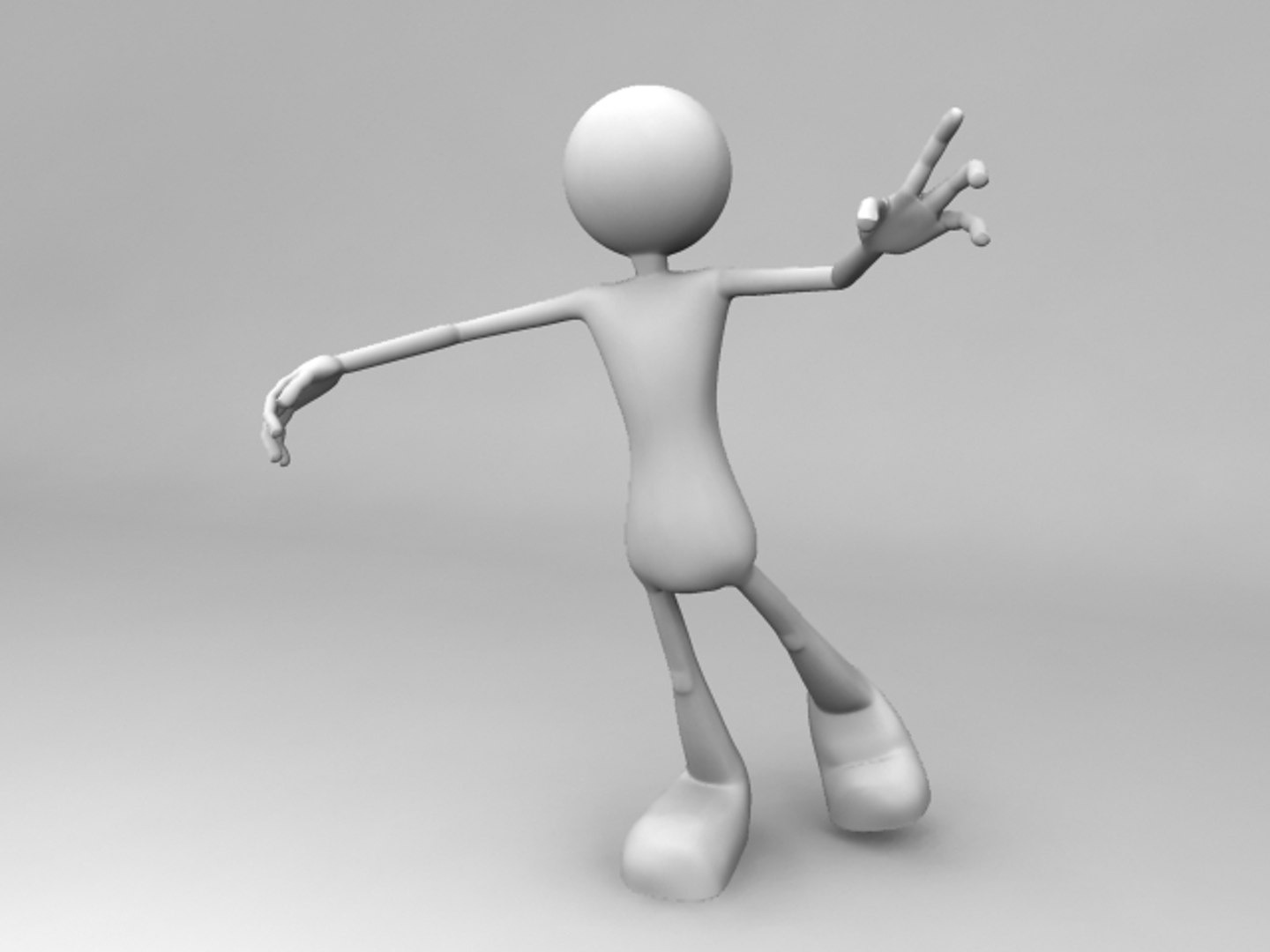 Simple Character 3d Model