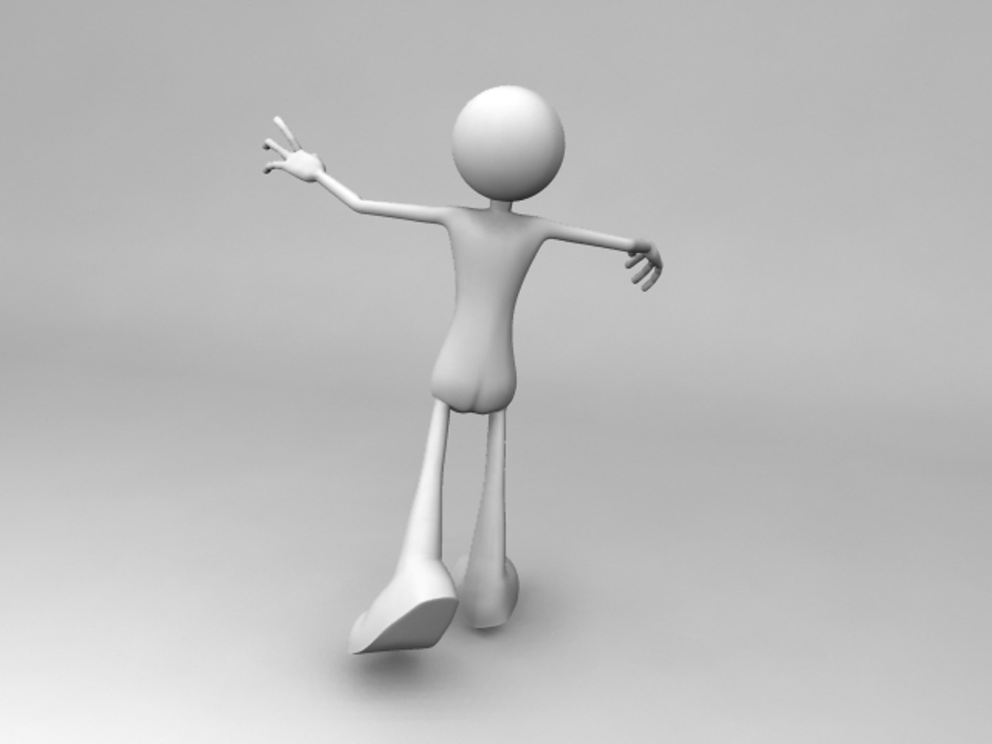 Simple Character 3d Model