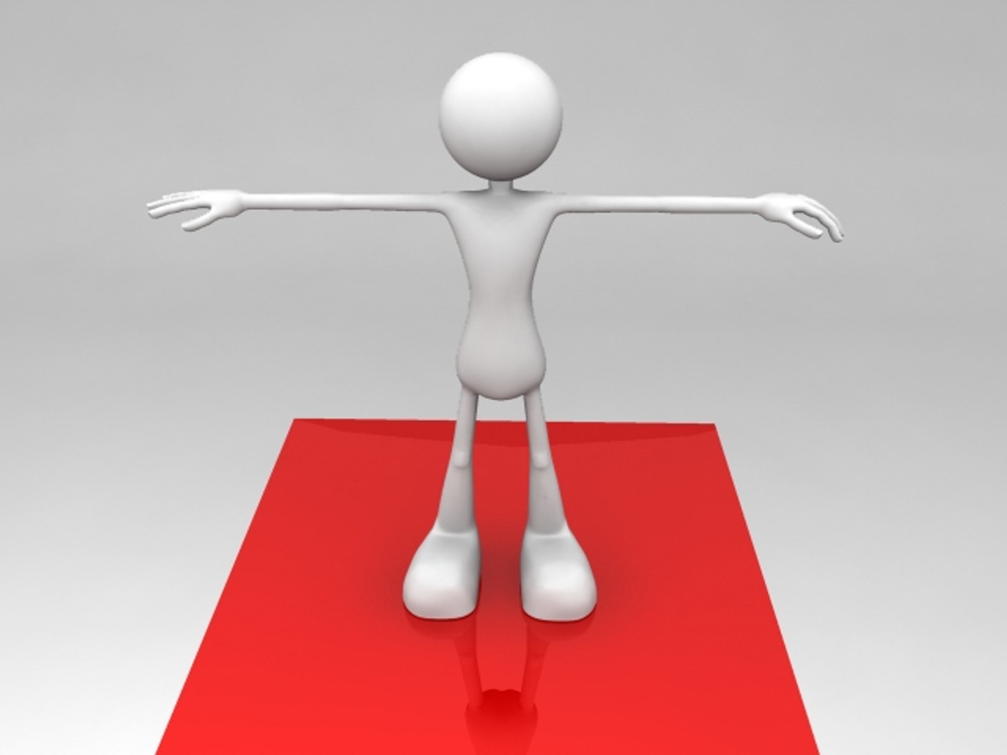 Simple Character 3d Model