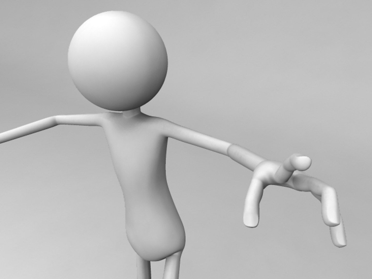 Simple Character 3d Model