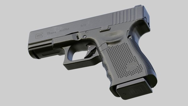 Glock 19 Gen 4 Black 3D 모델 - TurboSquid 1983996