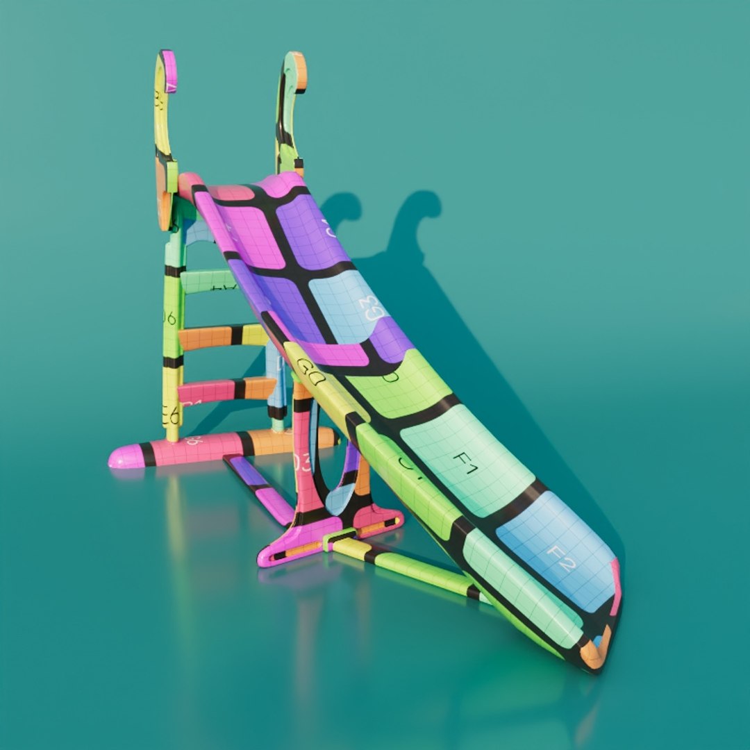 Free Kids Slide 3D Model - TurboSquid 2259267