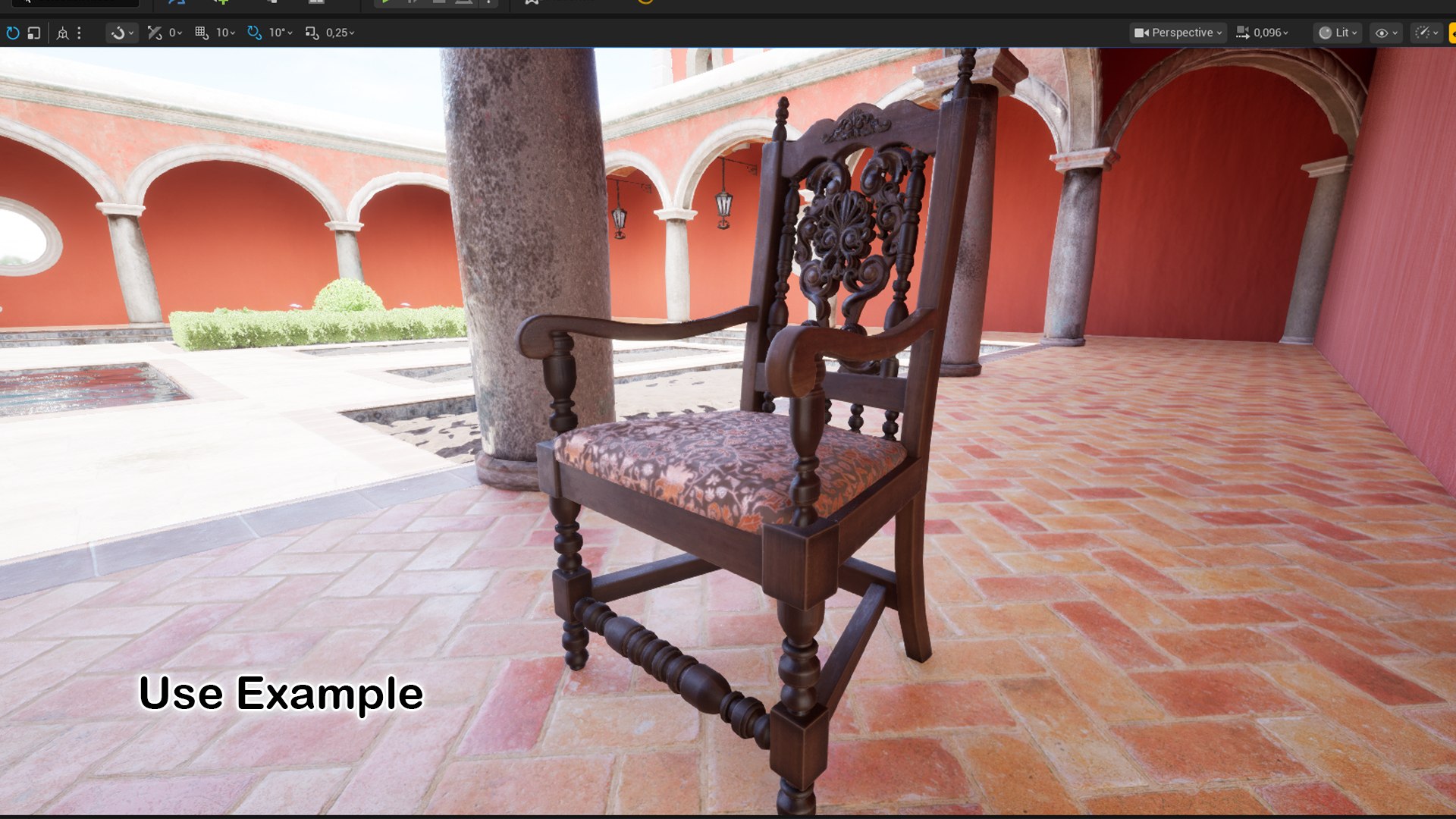 Classical Chair PBR Model - TurboSquid 2583151
