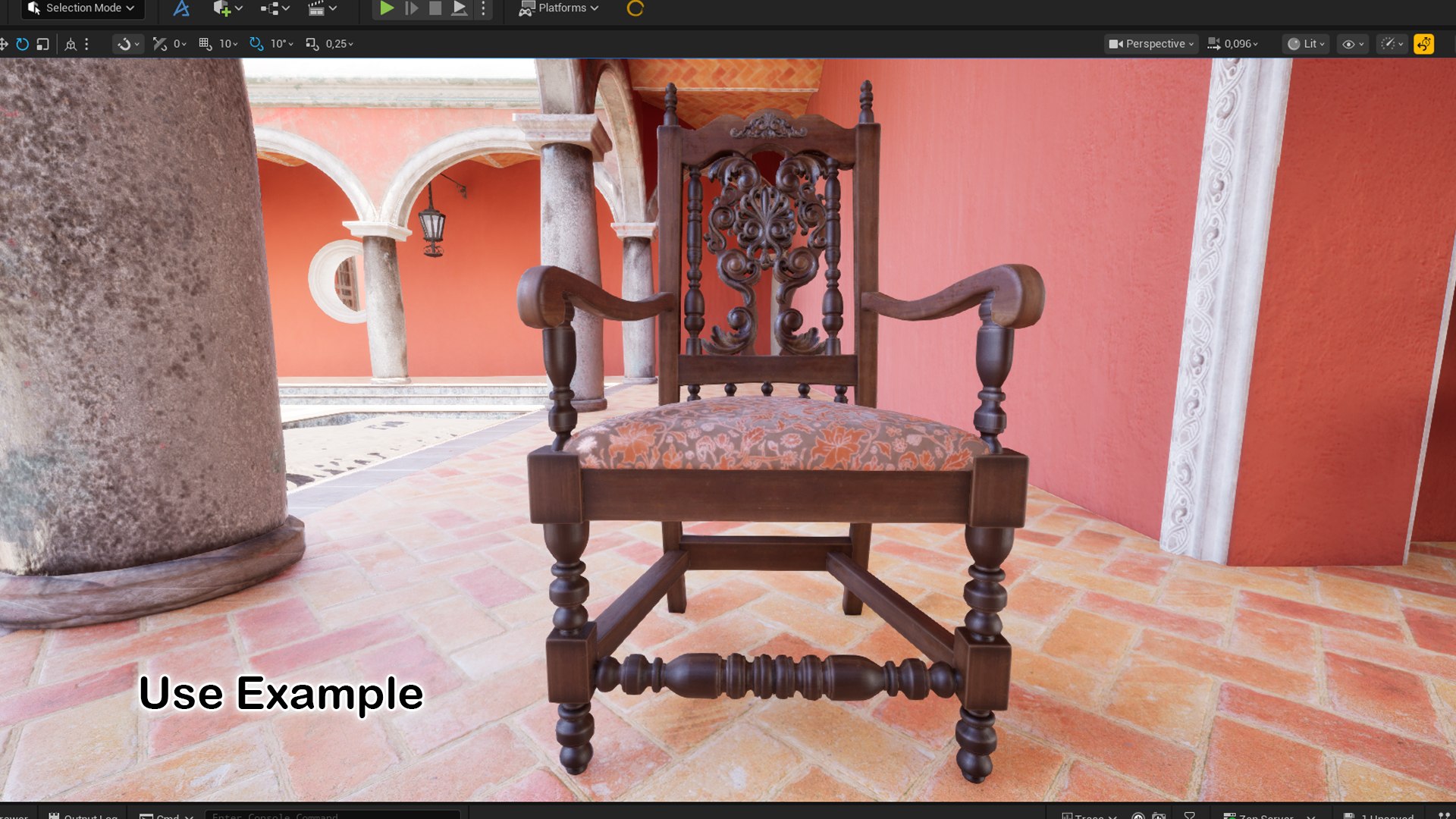 Classical Chair PBR Model - TurboSquid 2583151
