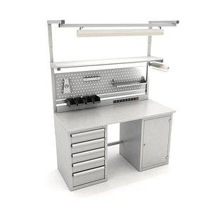 3D model adjustable workbench d5t 1900x720x2055 - TurboSquid 1419380