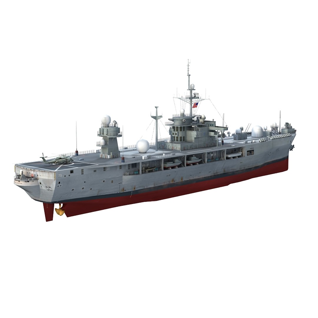3d Uss Blue Ridge Lcc-19