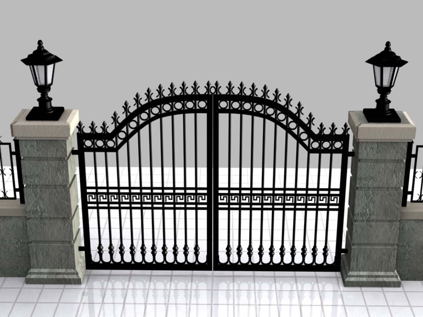 max wrought iron gate