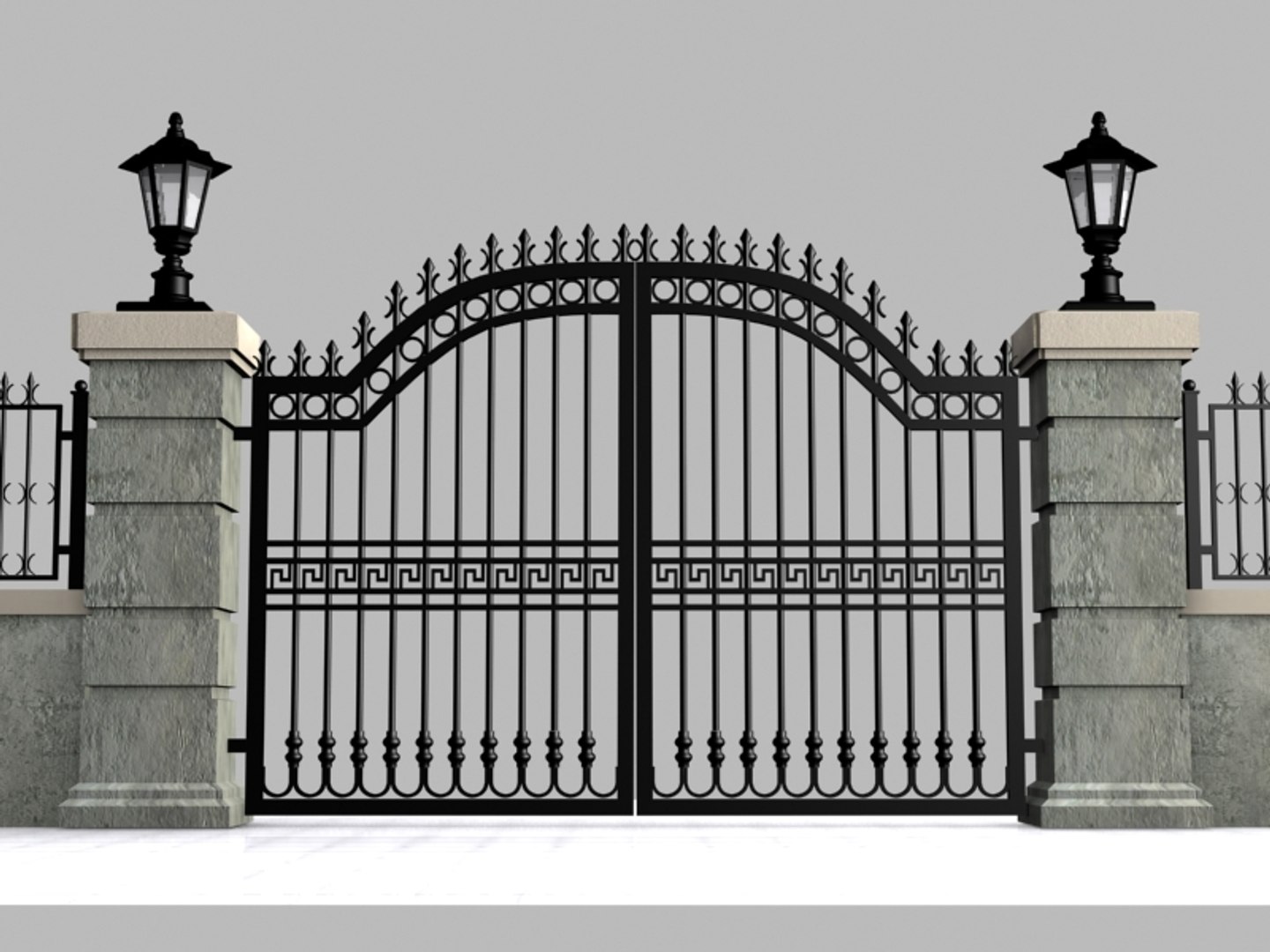 max wrought iron gate