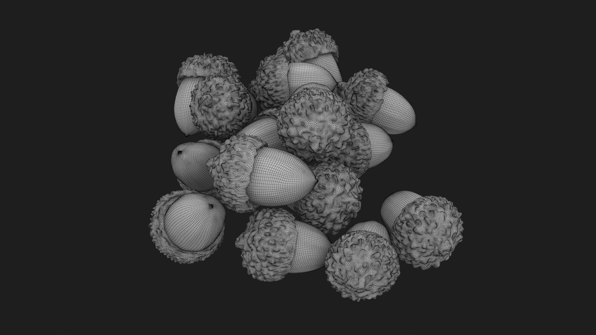3D Acorn Collection 3 - TurboSquid 2289103
