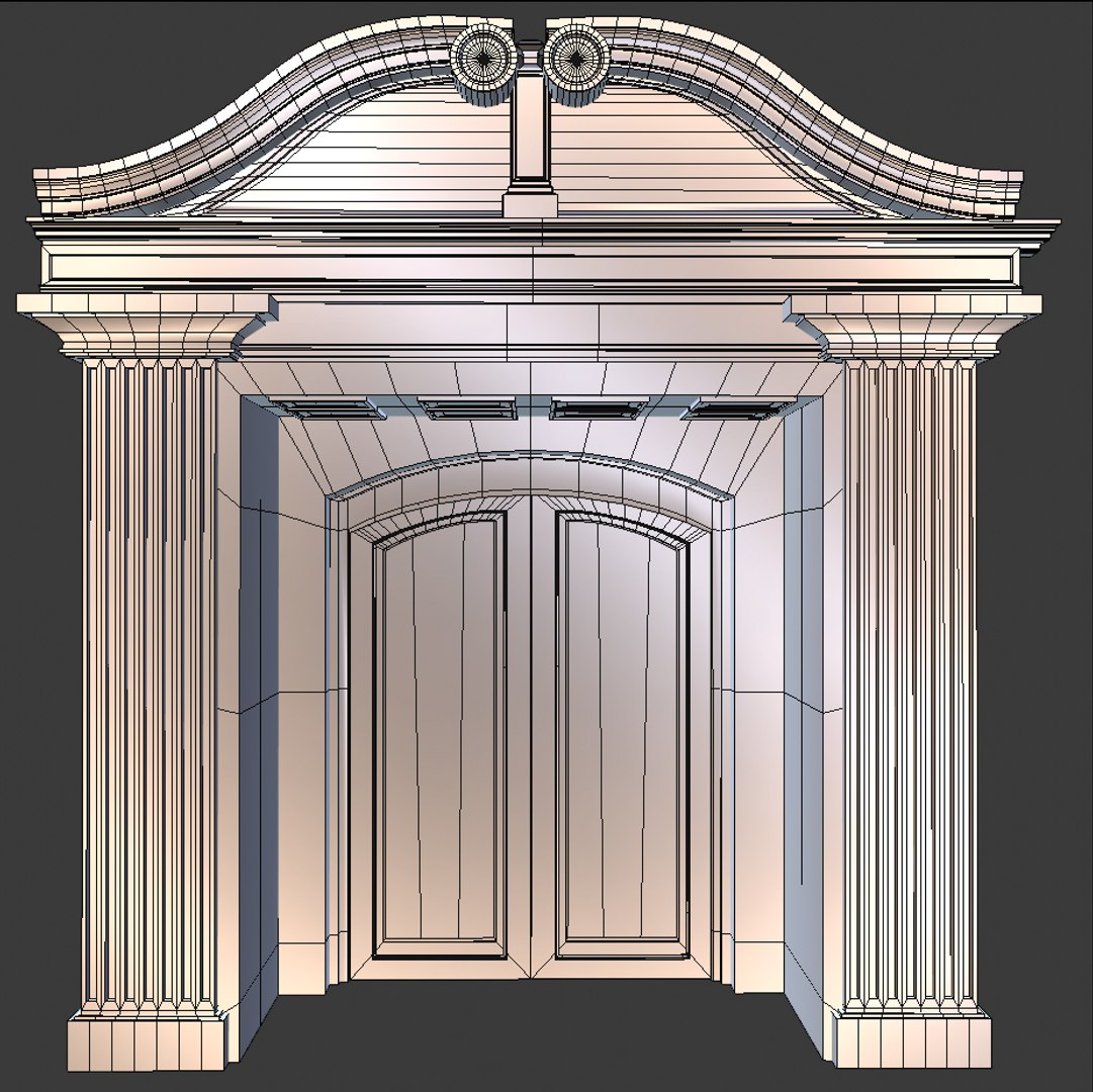 3D Door Frame - TurboSquid 1436690