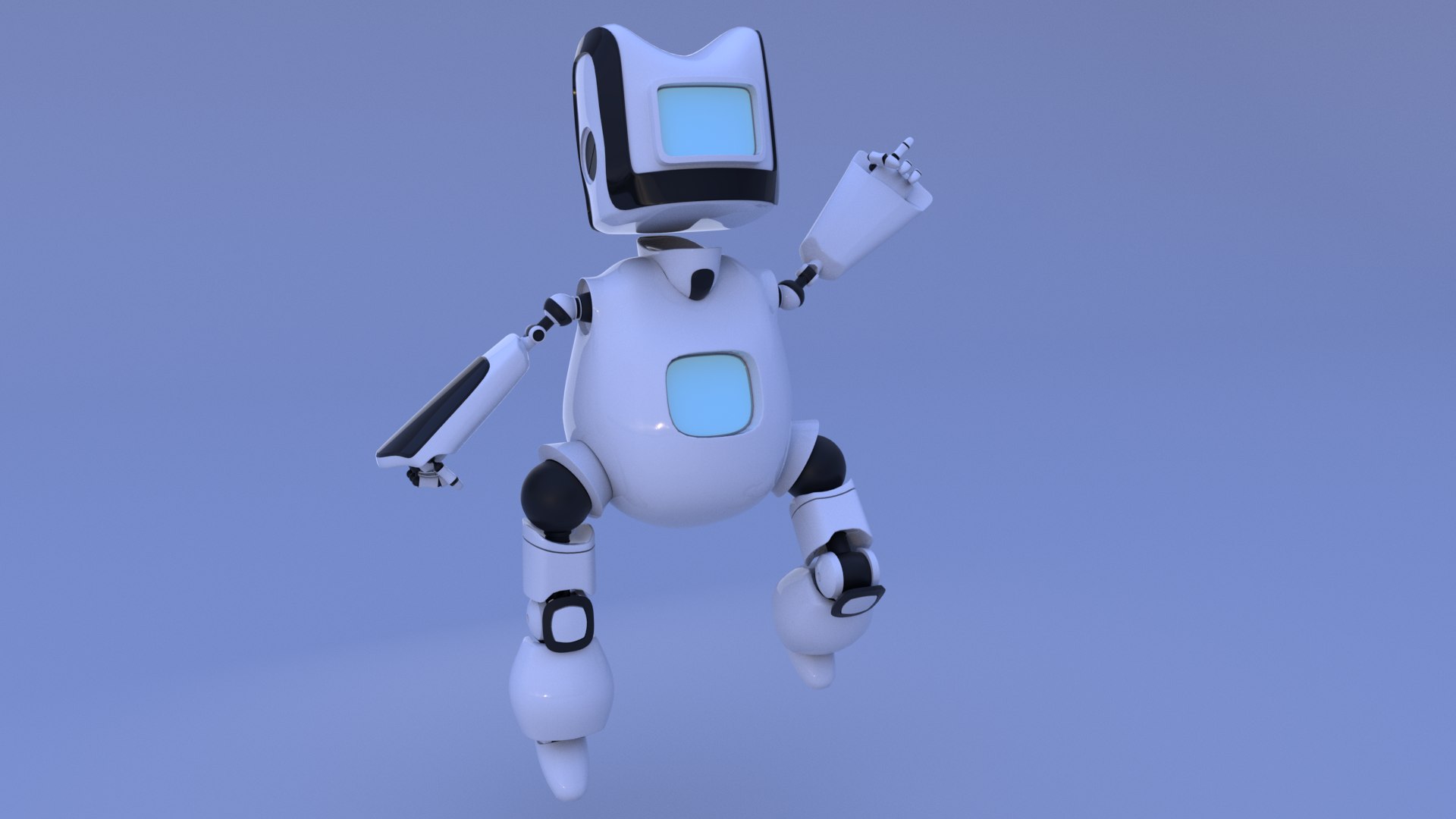 3D Robot Character Model - TurboSquid 1662879