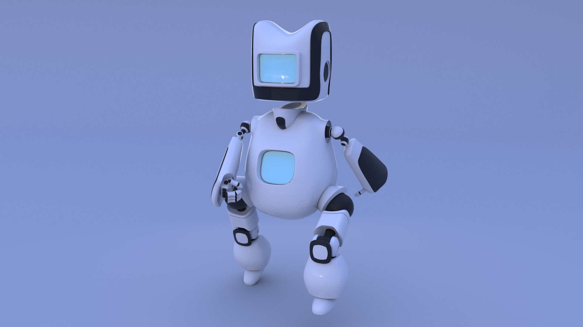 3D Robot Character Model - TurboSquid 1662879