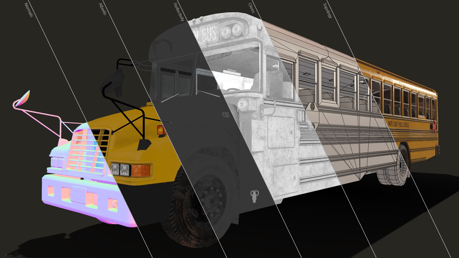 American School Bus - 3D Model - TurboSquid 1574706