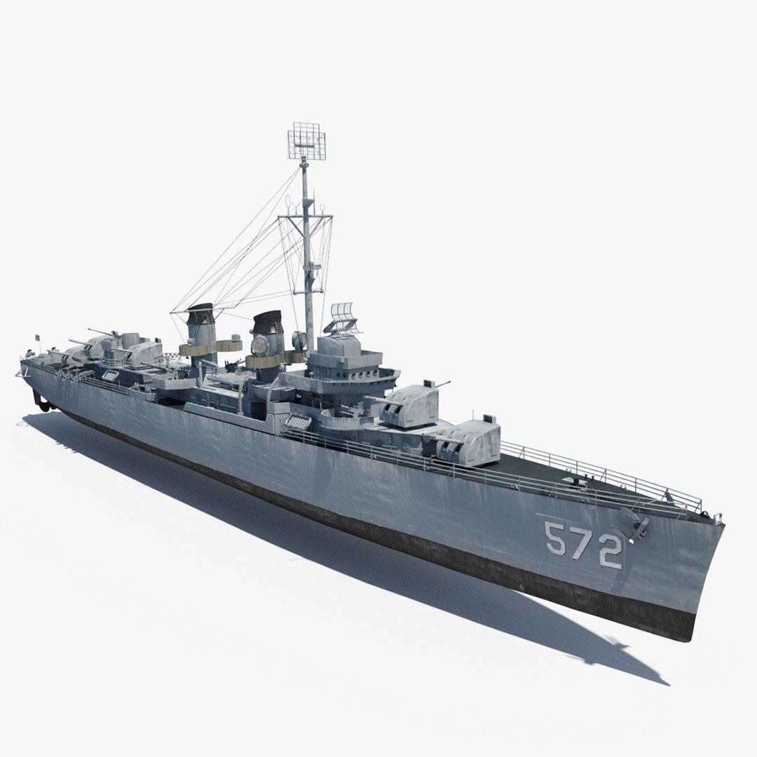 3D Sumner-class Destroyer Model - TurboSquid 1969629