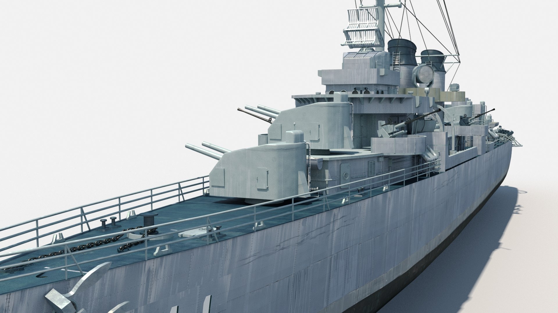 3D Sumner-class Destroyer Model - TurboSquid 1969629