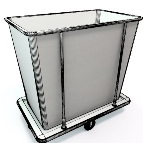 3d model laundry cart