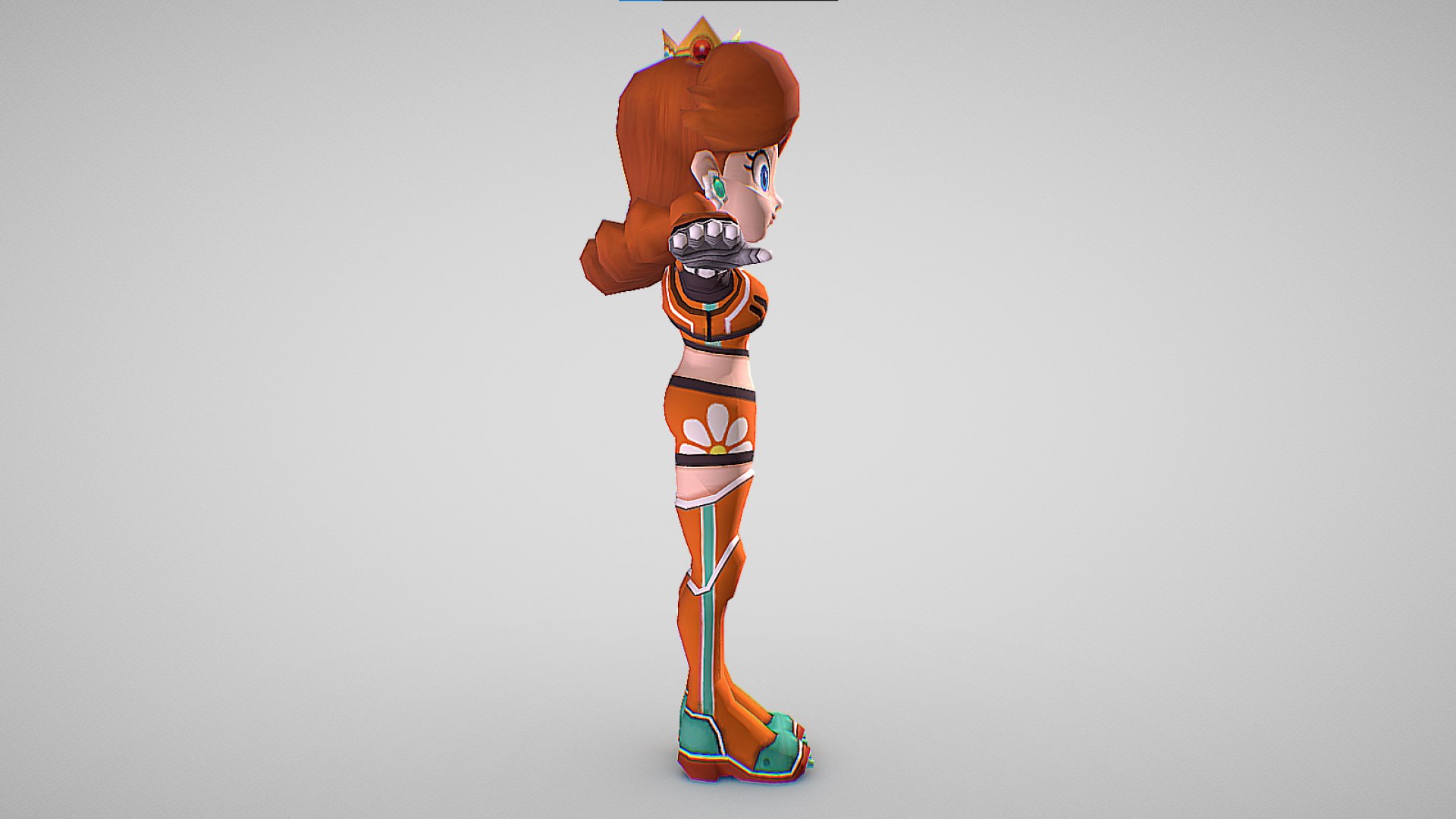 Princess Daisy Mario Strikers Charged 3d Turbosquid 2349918 6921