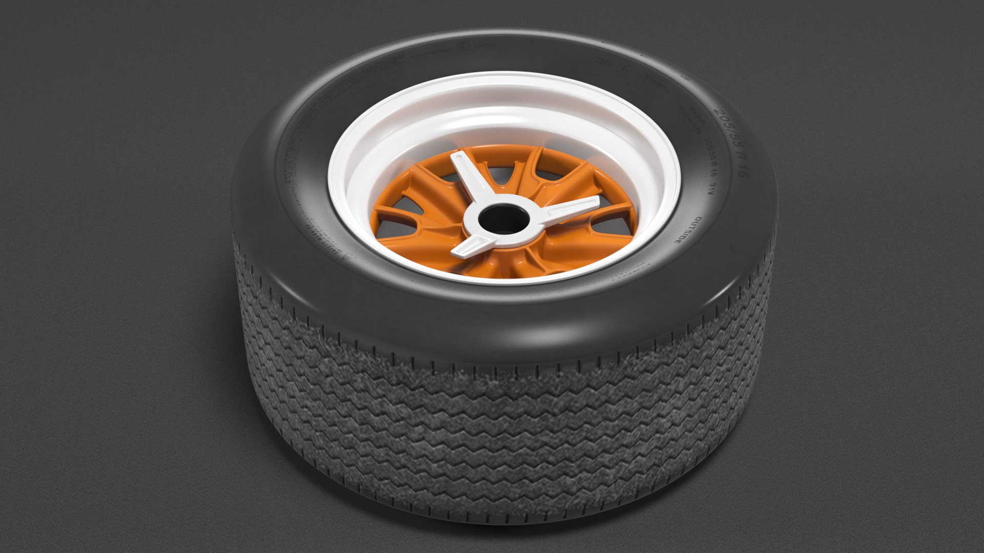 Classic Racing Car Wheel 3D model - TurboSquid 1875656