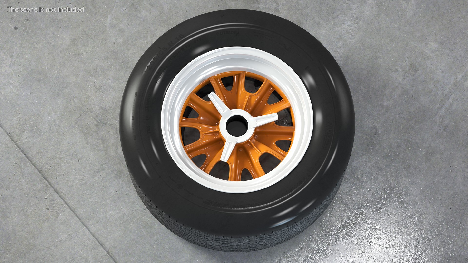 Classic Racing Car Wheel 3D model - TurboSquid 1875656