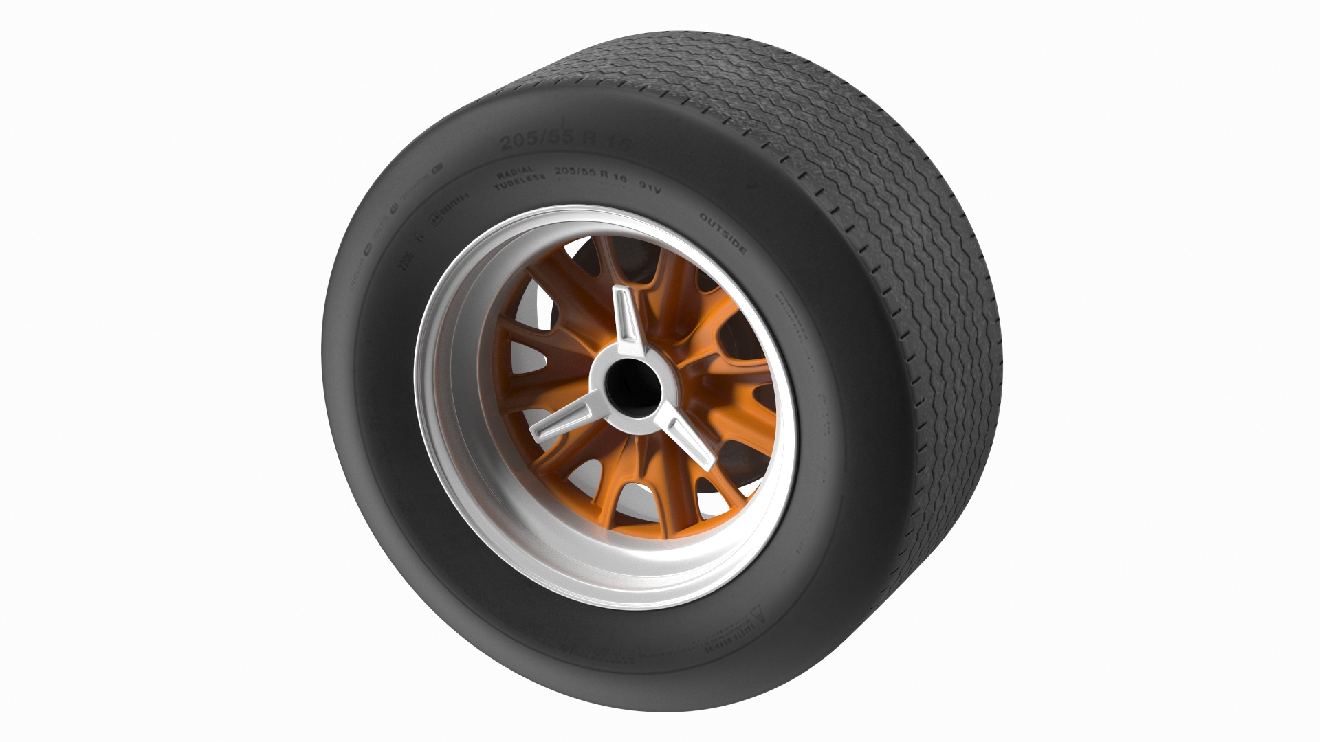 Classic Racing Car Wheel 3D model - TurboSquid 1875656