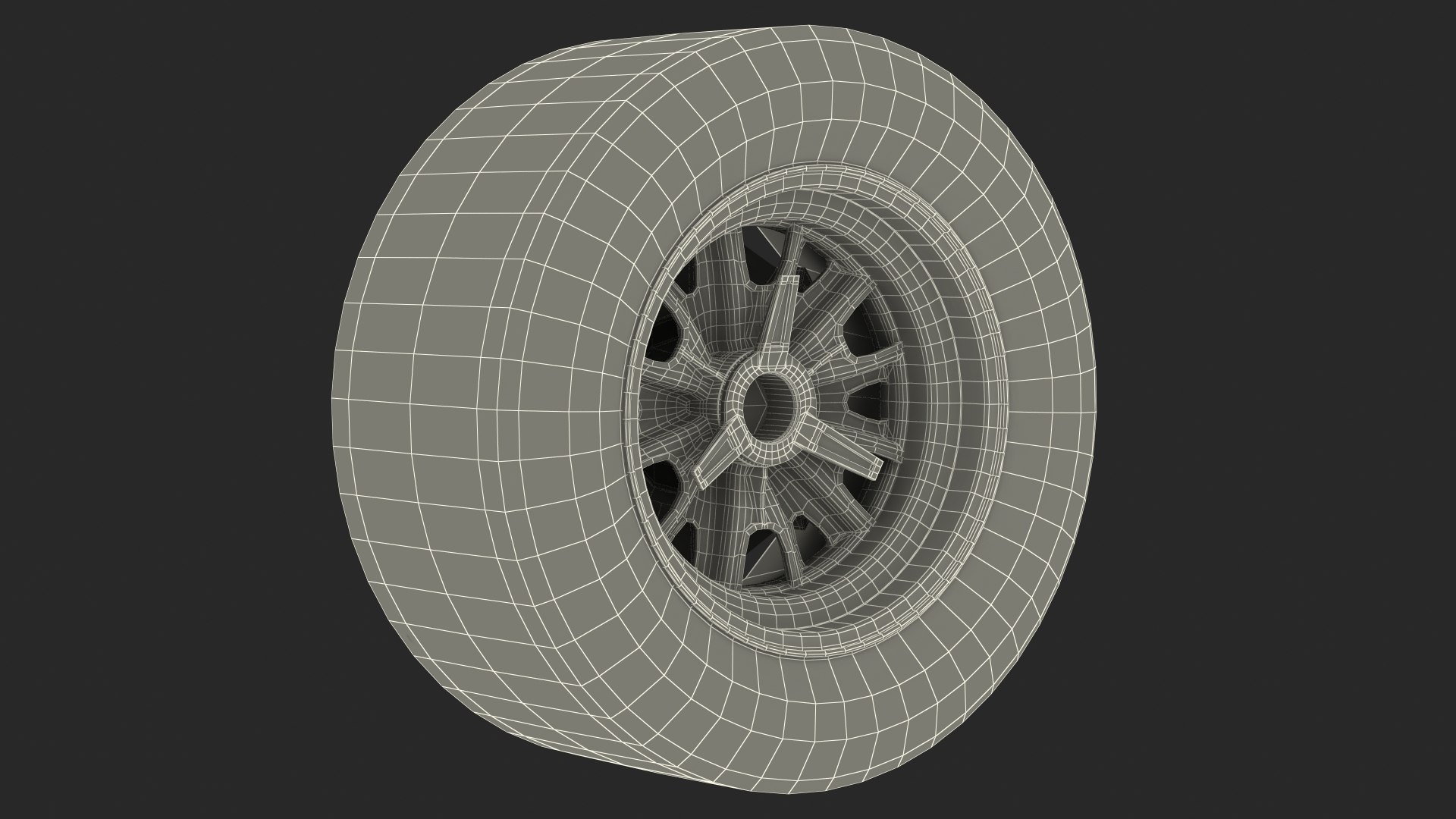 Classic Racing Car Wheel 3D model - TurboSquid 1875656