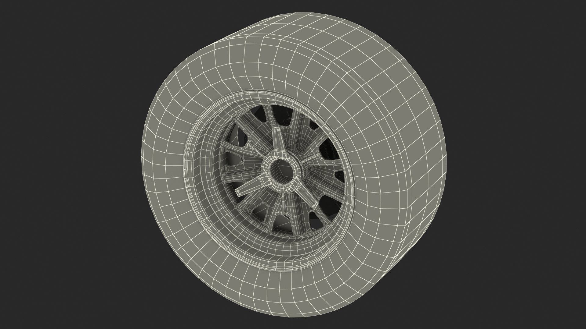 Classic Racing Car Wheel 3D model - TurboSquid 1875656