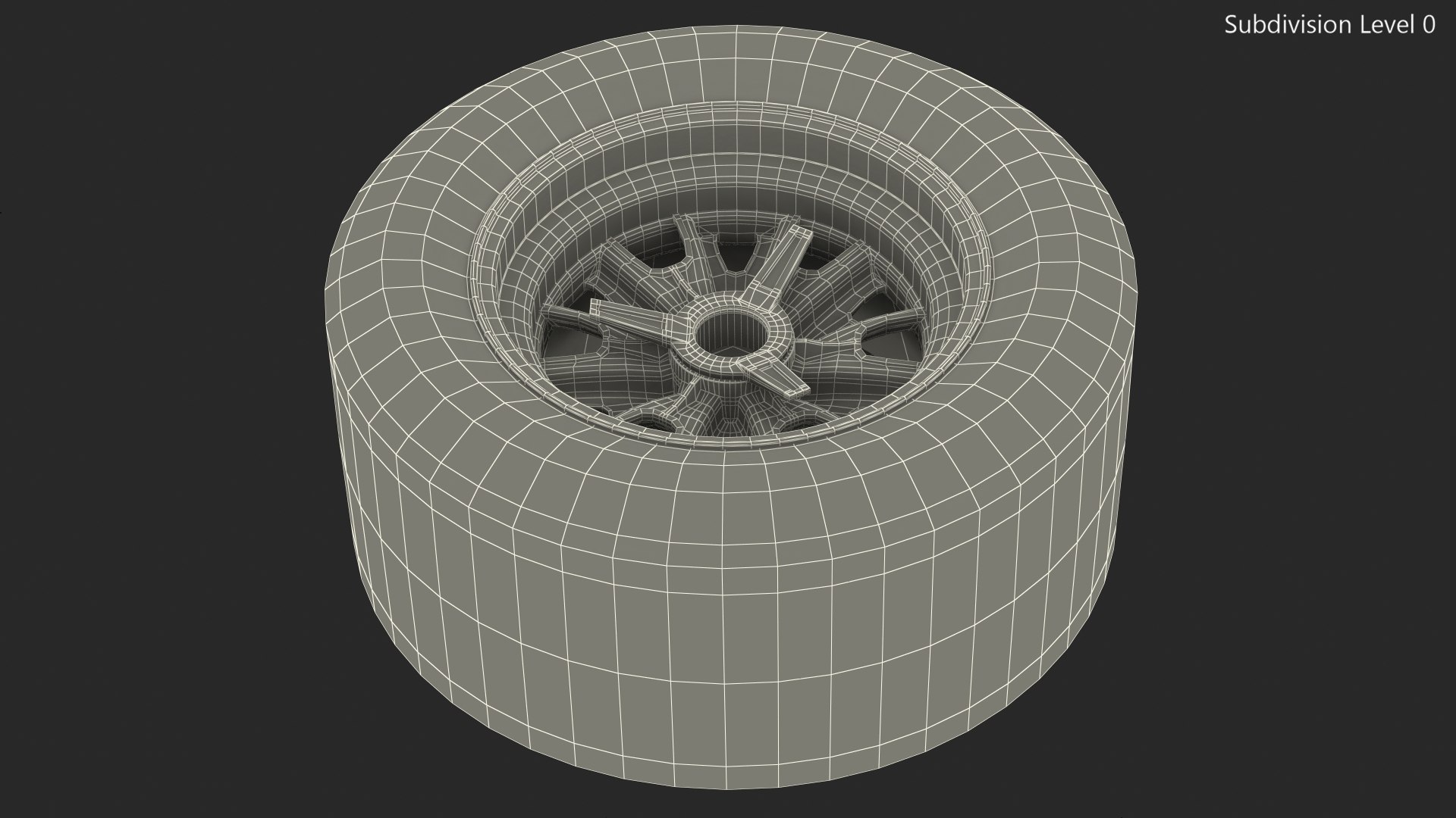 Classic Racing Car Wheel 3D model - TurboSquid 1875656
