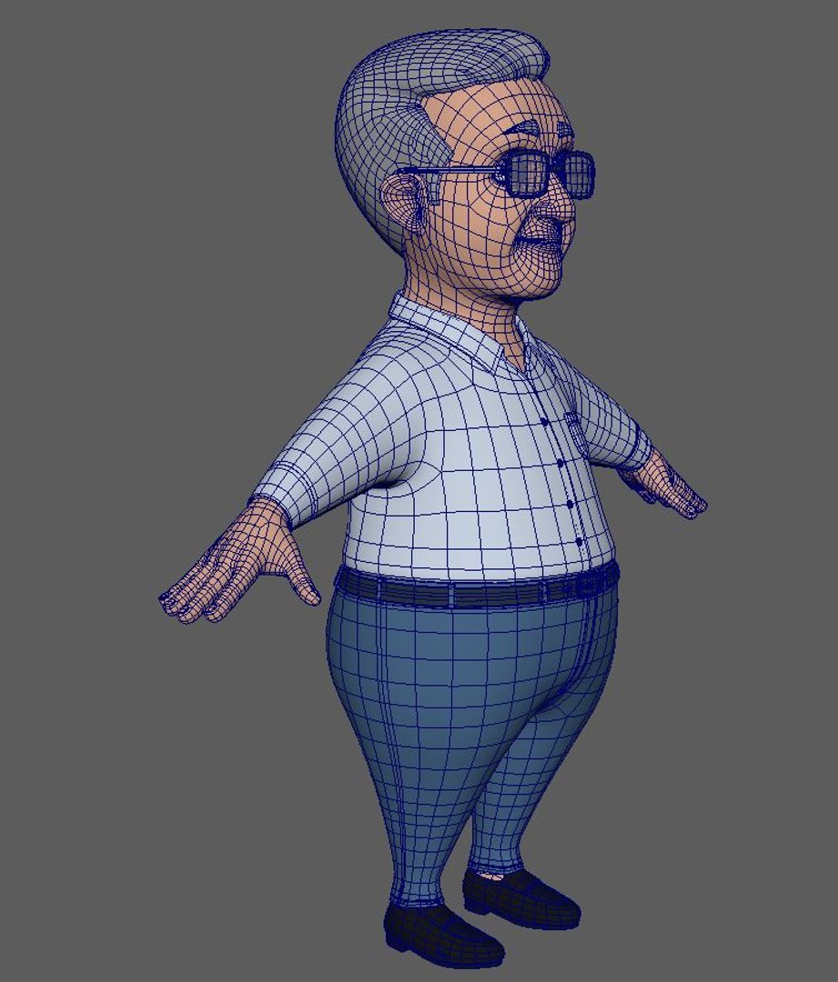 Old Man 3D Model - TurboSquid 1509825